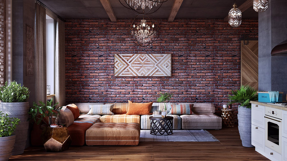 Colorful industrial apartments to get inspired - Loftspiration
