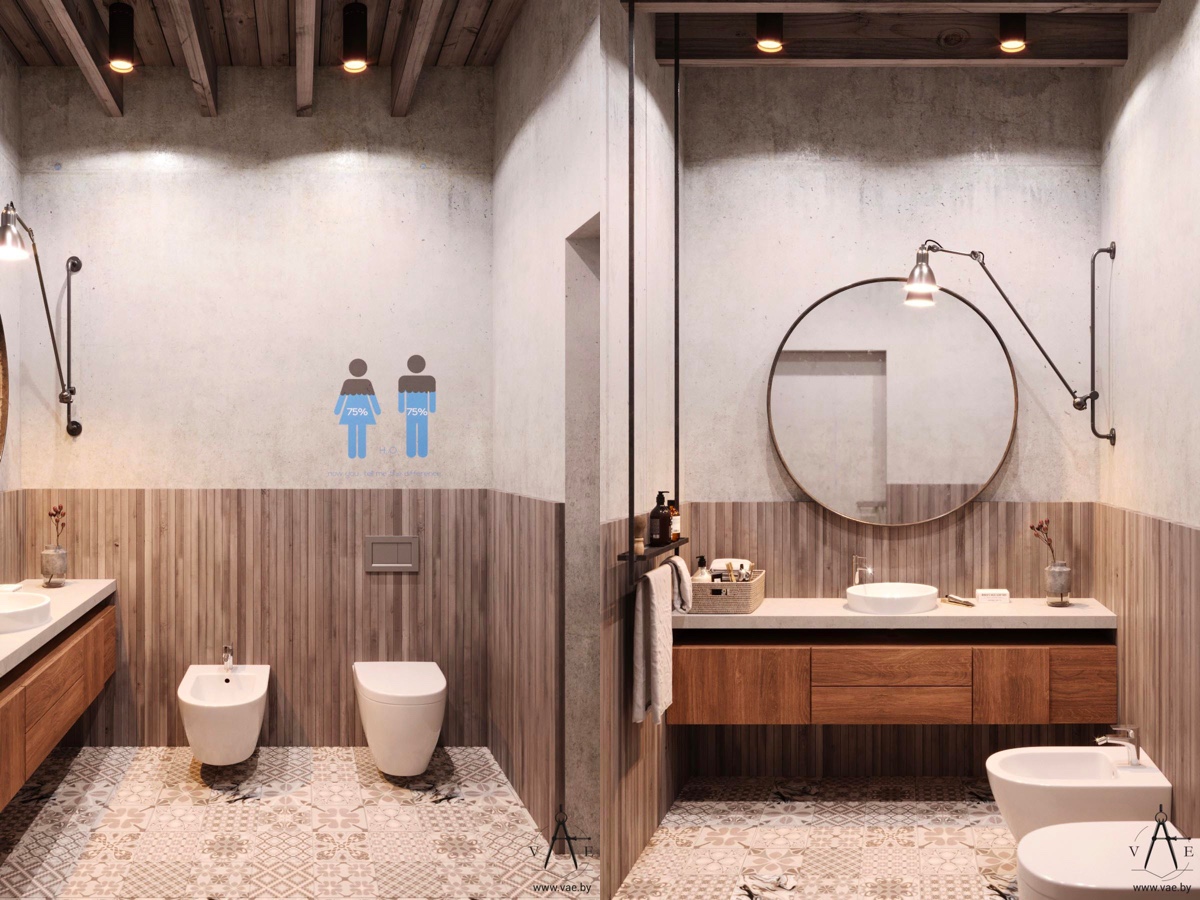 26 awesome industrial style bathroom ideas for you - Loftspiration